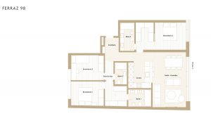 Vivienda Nueva Ferraz 98 - Argüelles - Madrid - Promoción Exclusiva